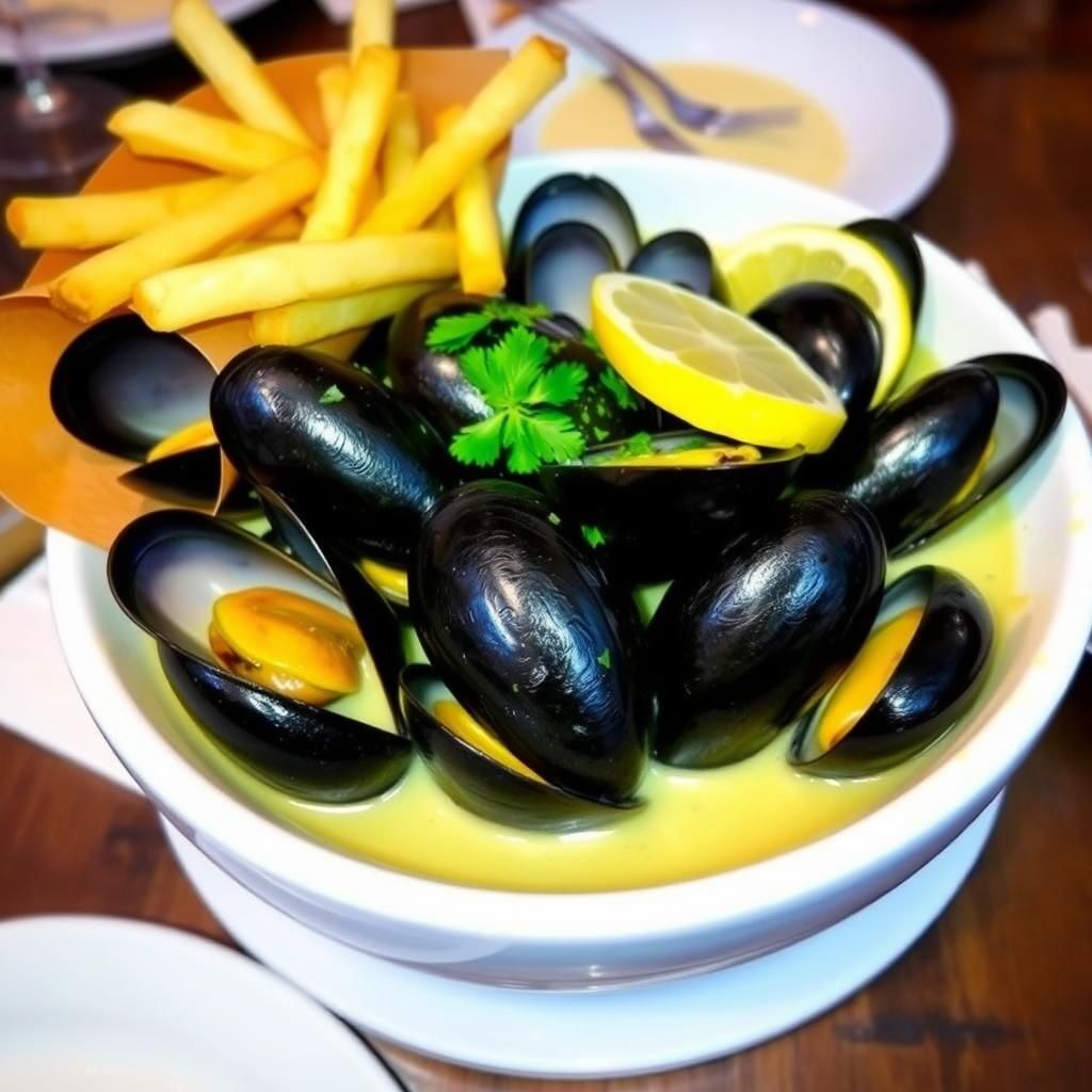 Belgian Moules Frites Recipe - A Classic Comfort Food Dish | Cooklaif