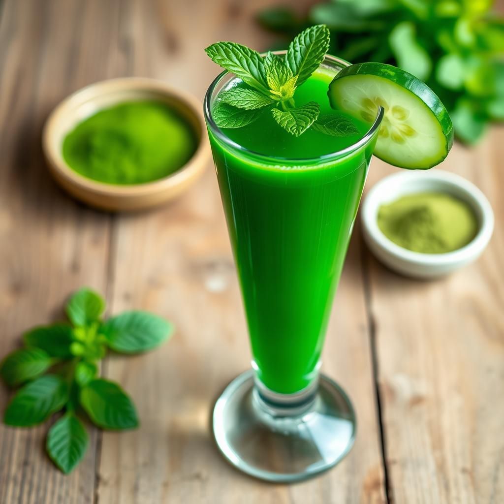 Chlorophyll Water Refresher Recipe - Healthy Drink for Detox and ...