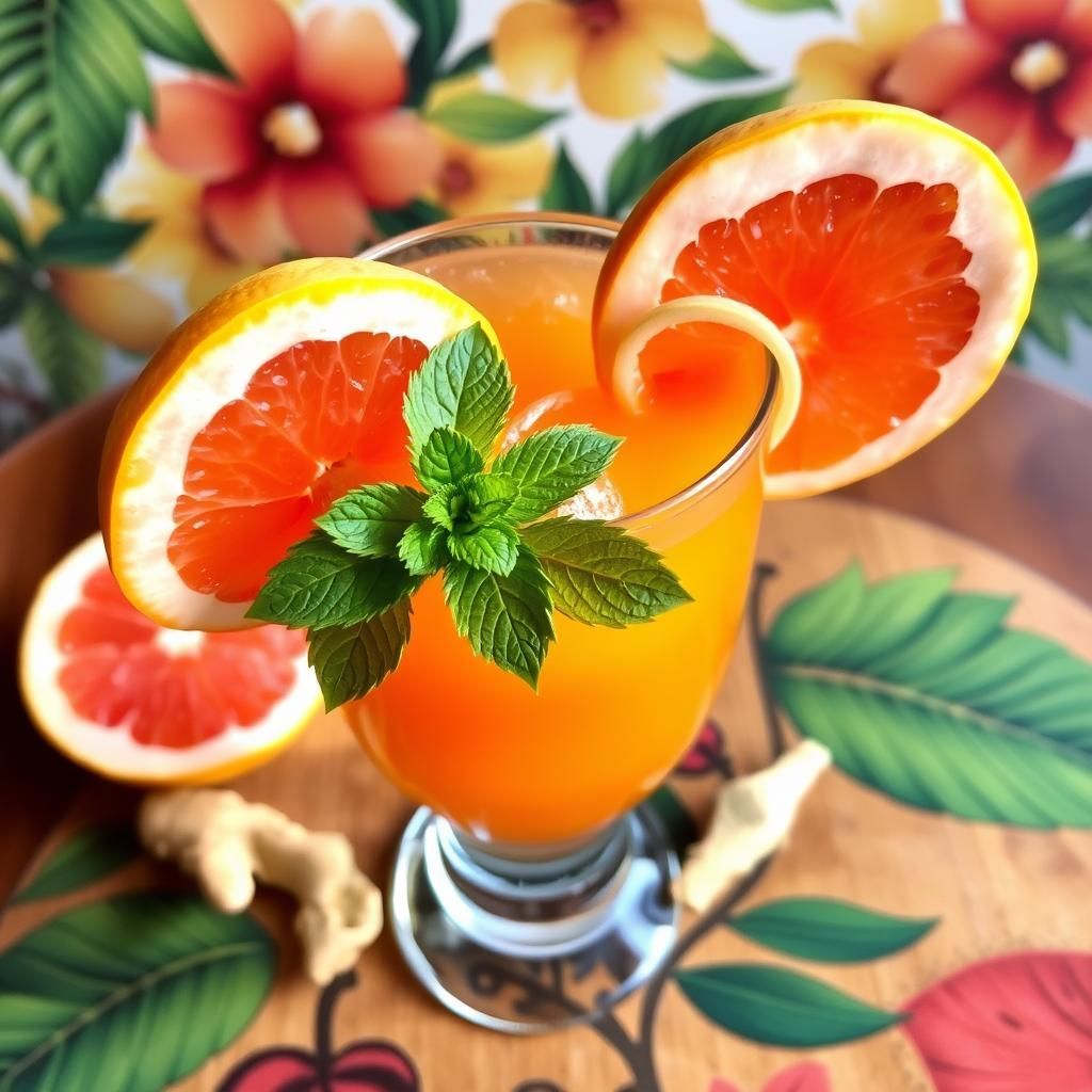 Spicy Mango Grapefruit Juice Recipe - Refreshing and Invigorating Drink ...