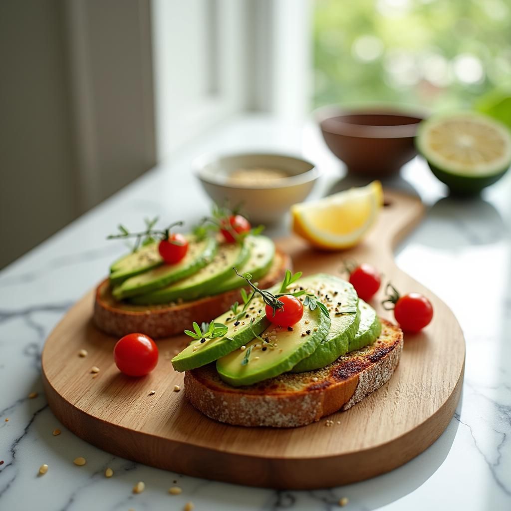 Crispy Avocado Toast with Sesame Seeds Recipe | Cooklaif