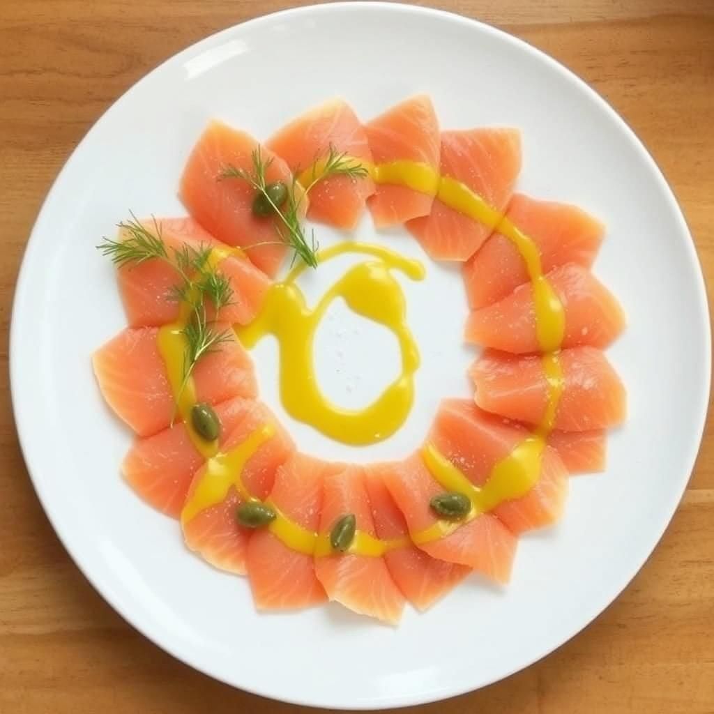 Gravlax with Mustard Sauce Recipe - A Nordic Delight | Cooklaif